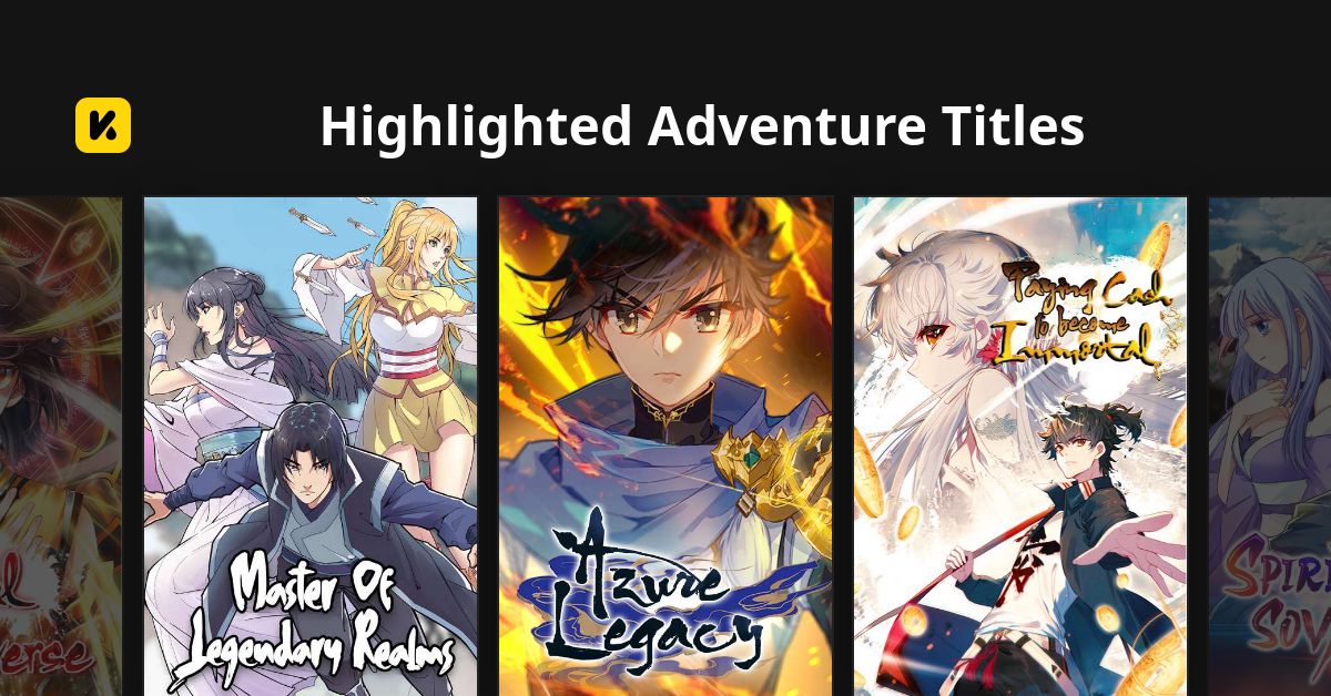 Highlighted Adventure Titles On INKR Comics