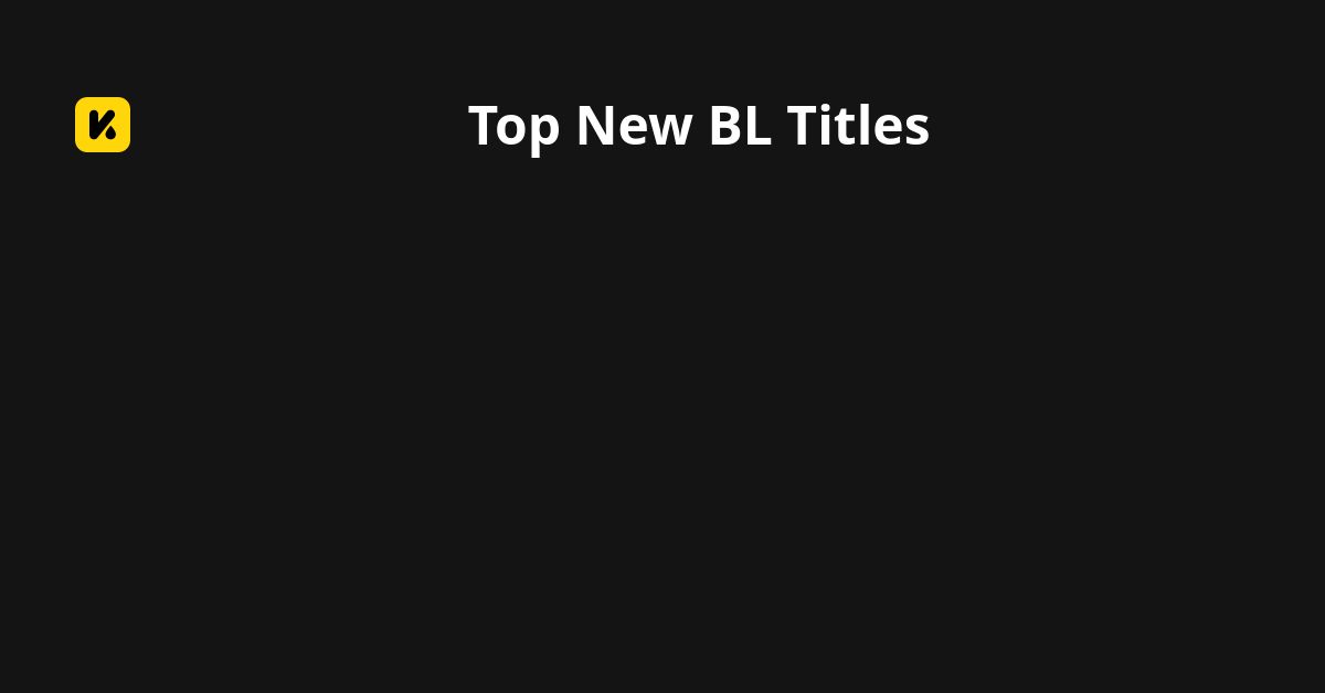 Top New BL Titles On INKR Comics