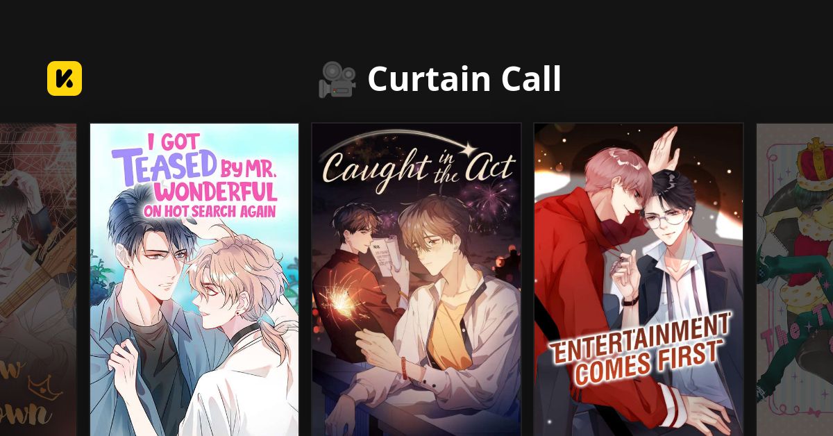 🎥 Curtain Call | Read The Latest Manga, Manhua, Webtoon and Comics on INKR!