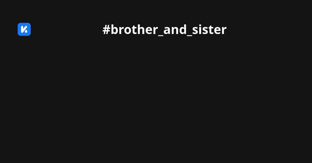 INKR Studio • #brother_and_sister