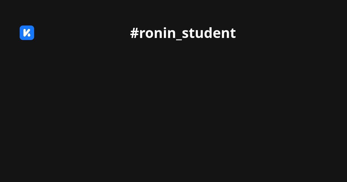 INKR Studio • #ronin_student