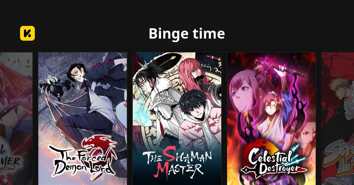 Binge time | Read The Latest Manga, Manhua, Webtoon and Comics on INKR!