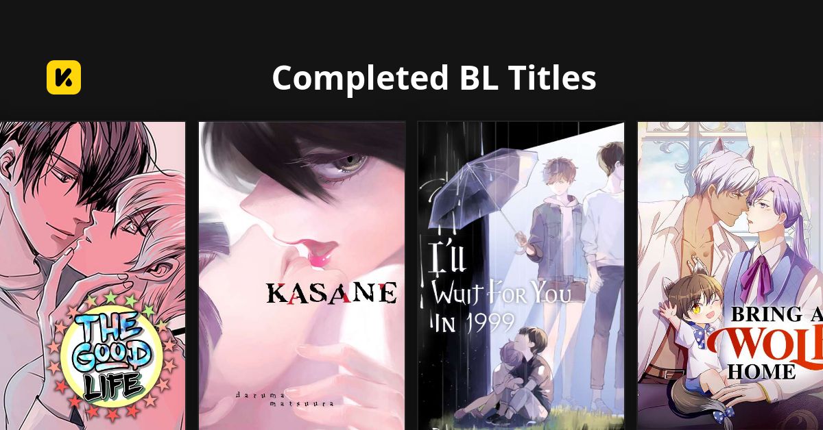 Completed BL Titles | Read The Latest Manga, Manhua, Webtoon and Comics ...