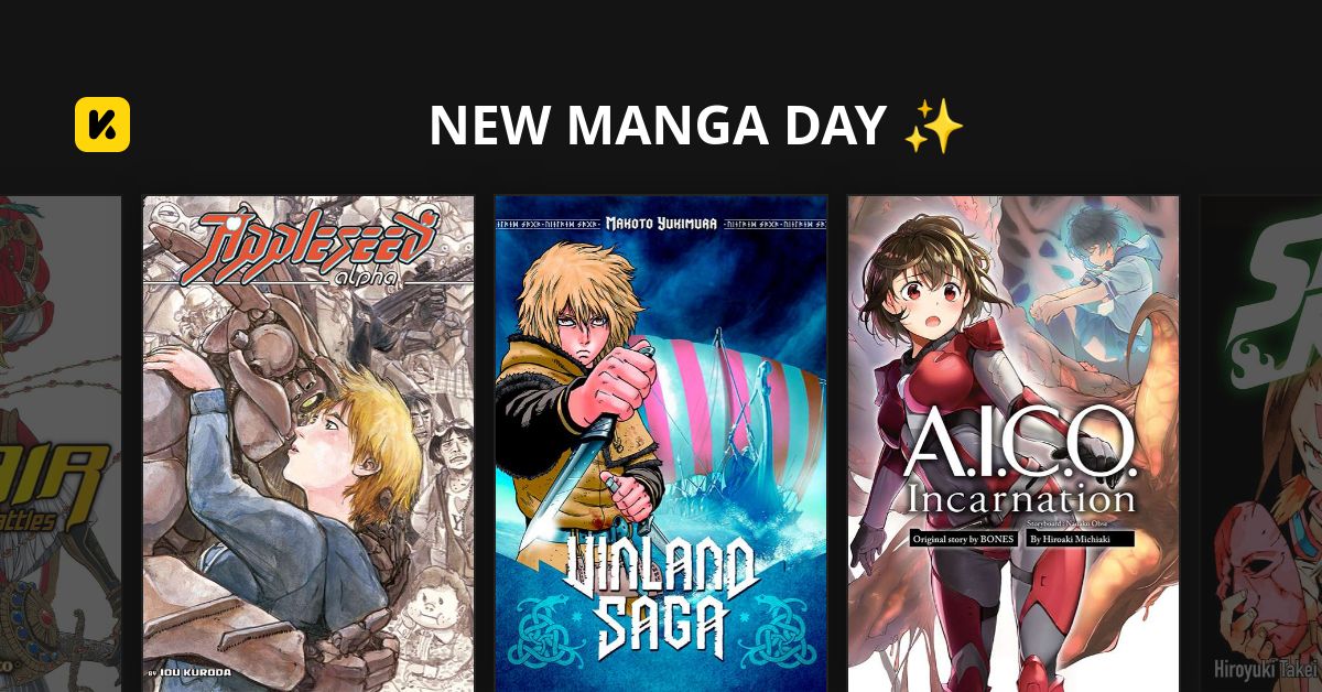 NEW MANGA DAY | Read The Latest Manga, Manhua, Webtoon and Comics on INKR!