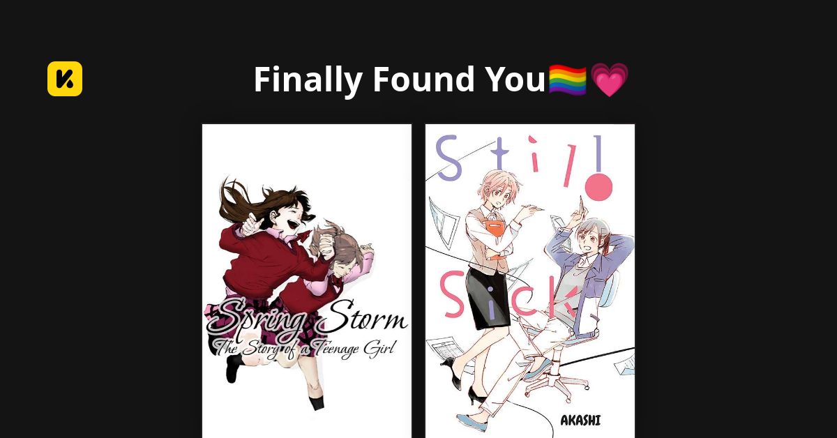 Finally Found You🏳️‍🌈💗 | Read The Latest Manga, Manhua, Webtoon and ...