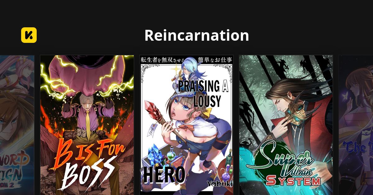 Reincarnation | Read The Latest Manga, Manhua, Webtoon and Comics on INKR!