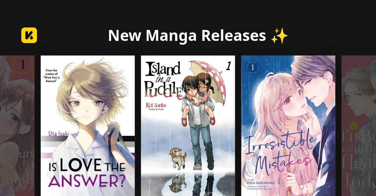 New Manga Releases | Read The Latest Manga, Manhua, Webtoon and Comics ...