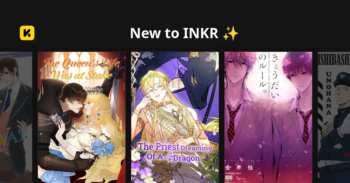 New to INKR | Read The Latest Manga, Manhua, Webtoon and Comics on INKR!