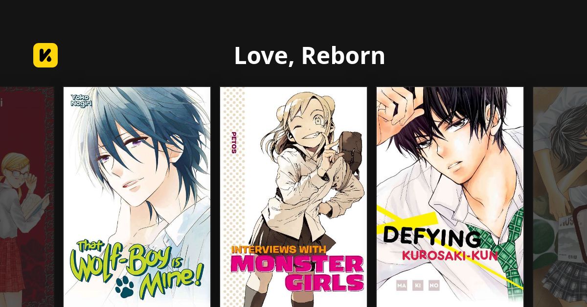 Love, Reborn | Read The Latest Manga, Manhua, Webtoon and Comics on INKR!