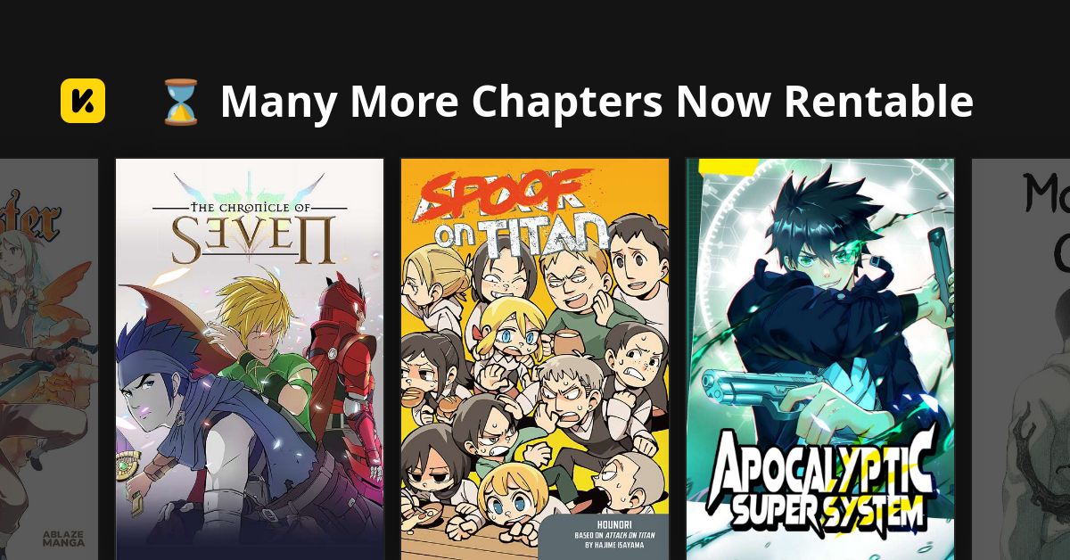 ⌛ Many More Chapters Now Rentable | Read The Latest Manga, Manhua ...