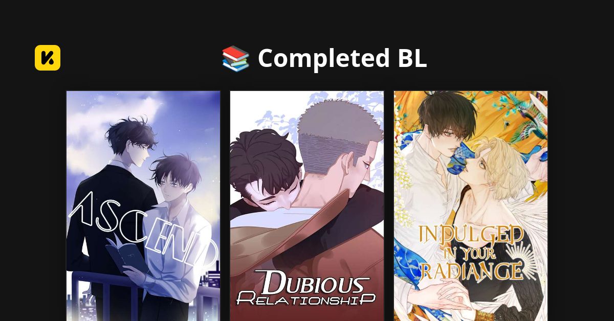 📚 Completed BL | Read The Latest Manga, Manhua, Webtoon and Comics on INKR!