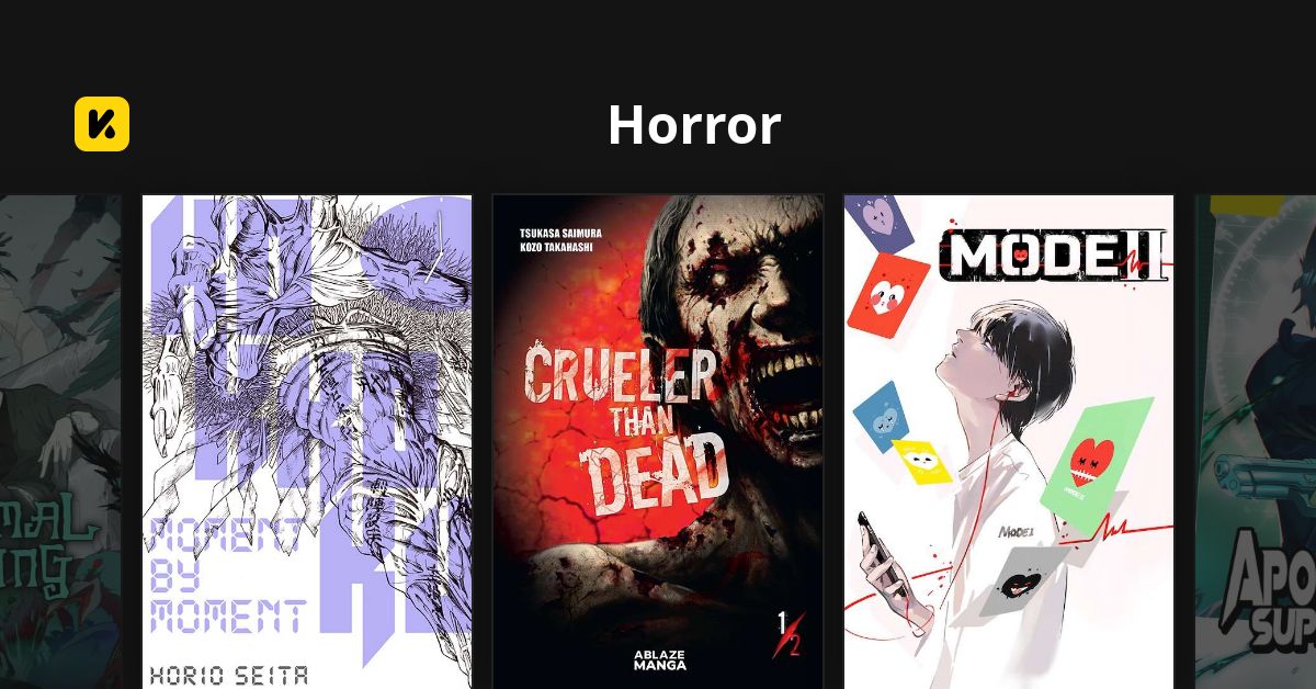 Horror | Read The Latest Manga, Manhua, Webtoon and Comics on INKR!