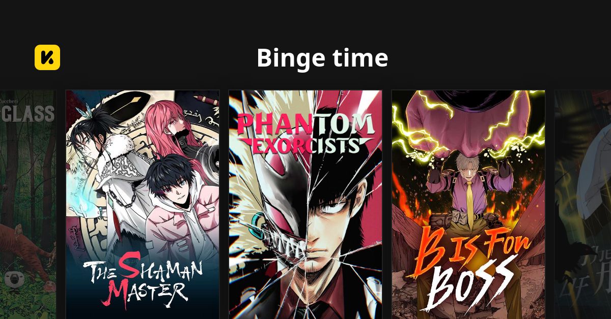 Binge time | Read The Latest Manga, Manhua, Webtoon and Comics on INKR!