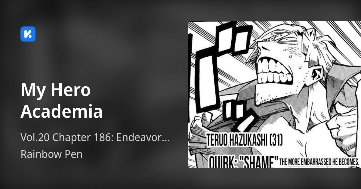 My Hero Academia • Vol 20 Chapter 186 Endeavor And Hawks