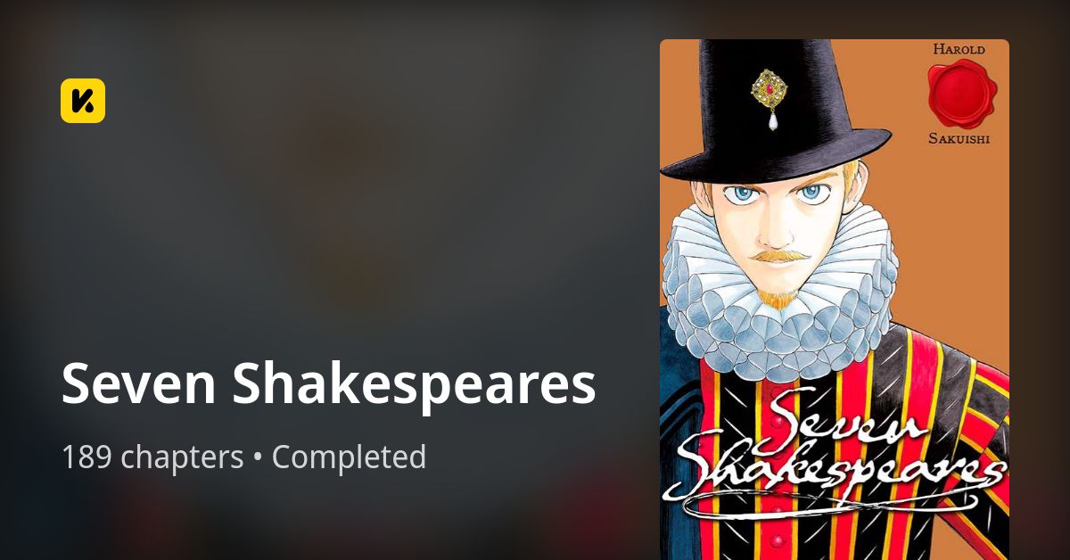Seven Shakespeares • The Latest Official Manga, Manhua, Webtoon and ...